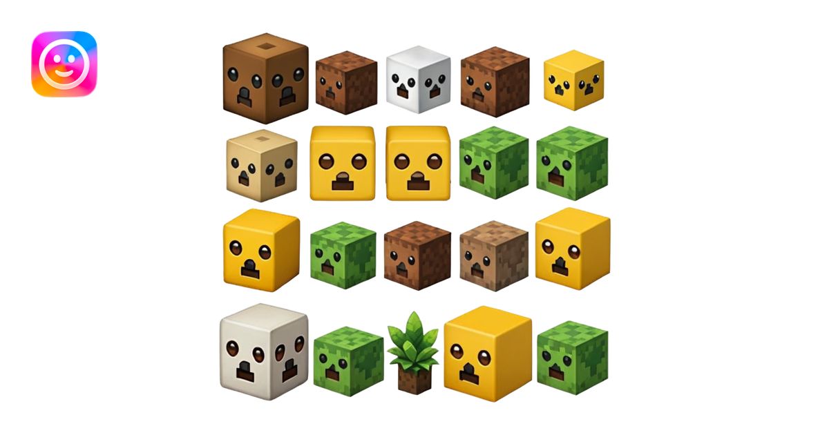 tôi muốn 1 emoji đặc trưng của minecraft emoji | AI Emoji Generator