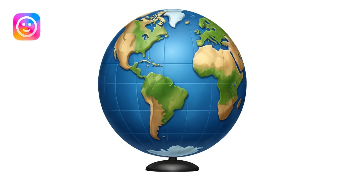 Earth Globe from Film Studios emoji | AI Emoji Generator