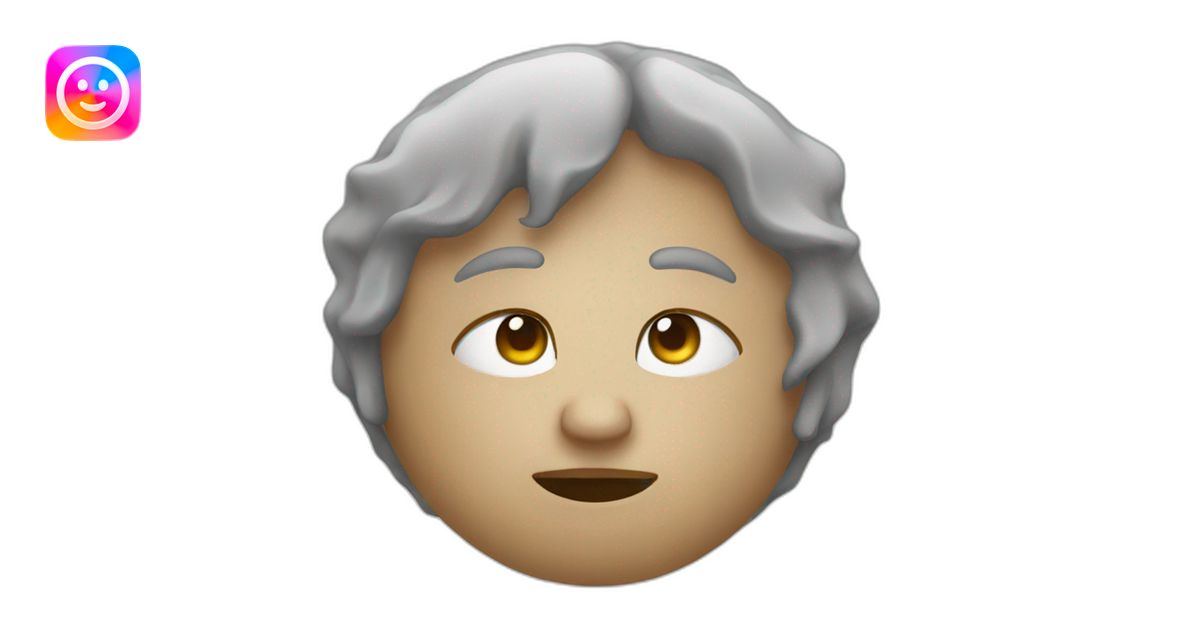 Self-Reflection symbol emoji | AI Emoji Generator