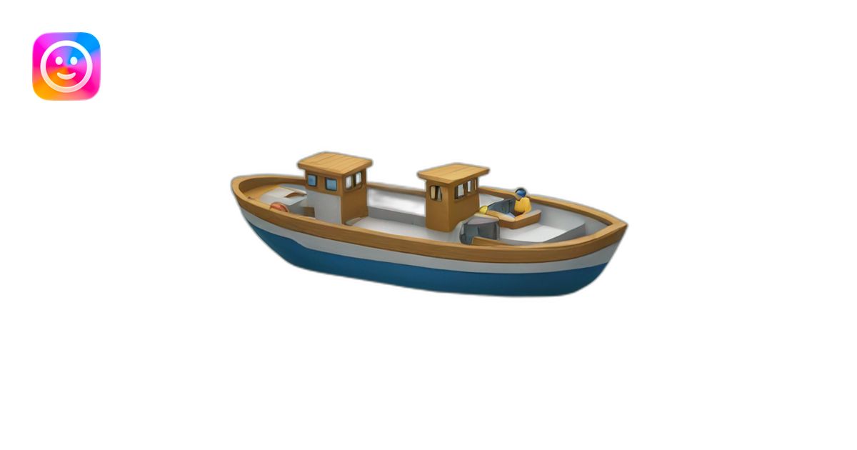 Two boats docking emoji | AI Emoji Generator
