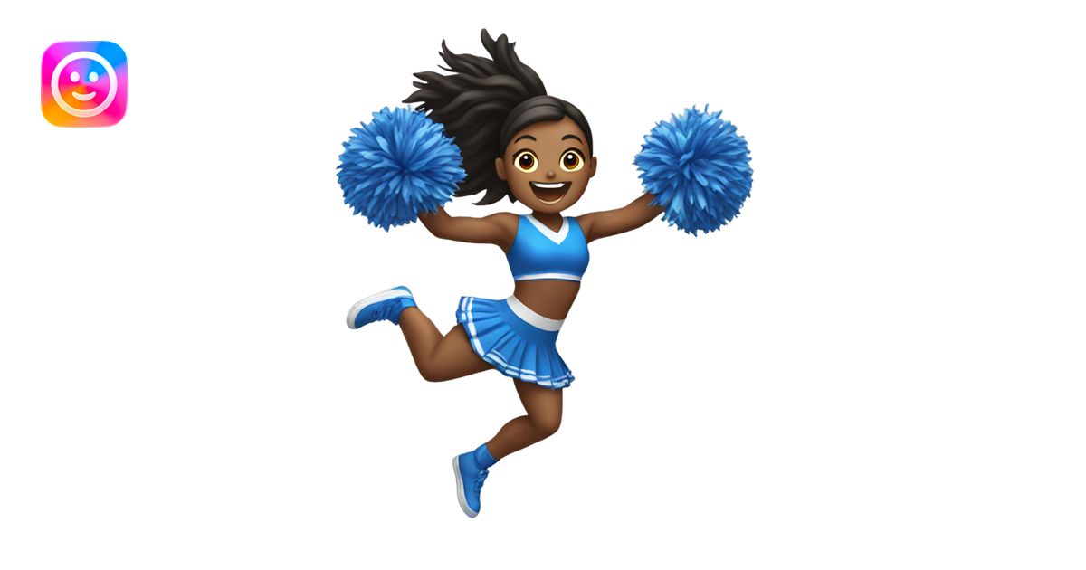 cheerleader jumping emoji | AI Emoji Generator