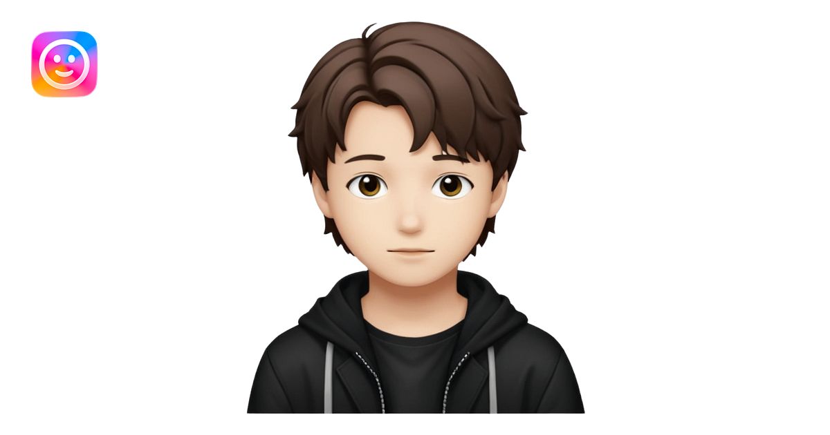 felix of stray kids brunnete emoji | AI Emoji Generator