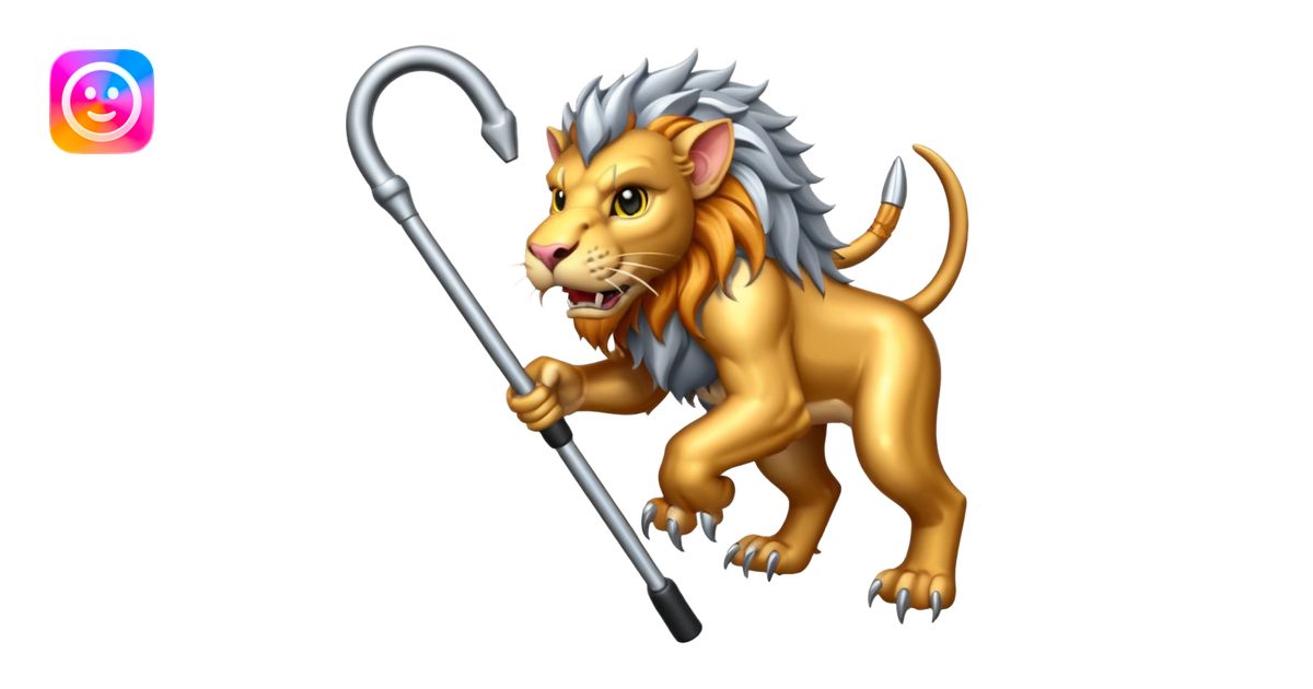 Manticore metal detector emoji | AI Emoji Generator