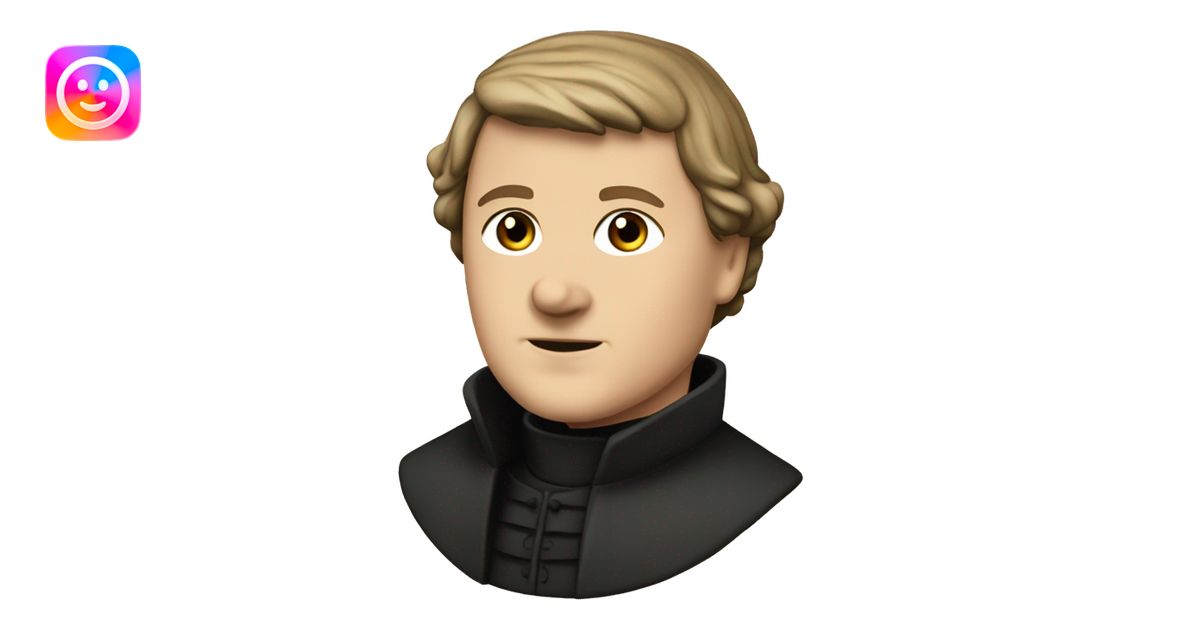Martin Luther Germany as a chld emoji | AI Emoji Generator