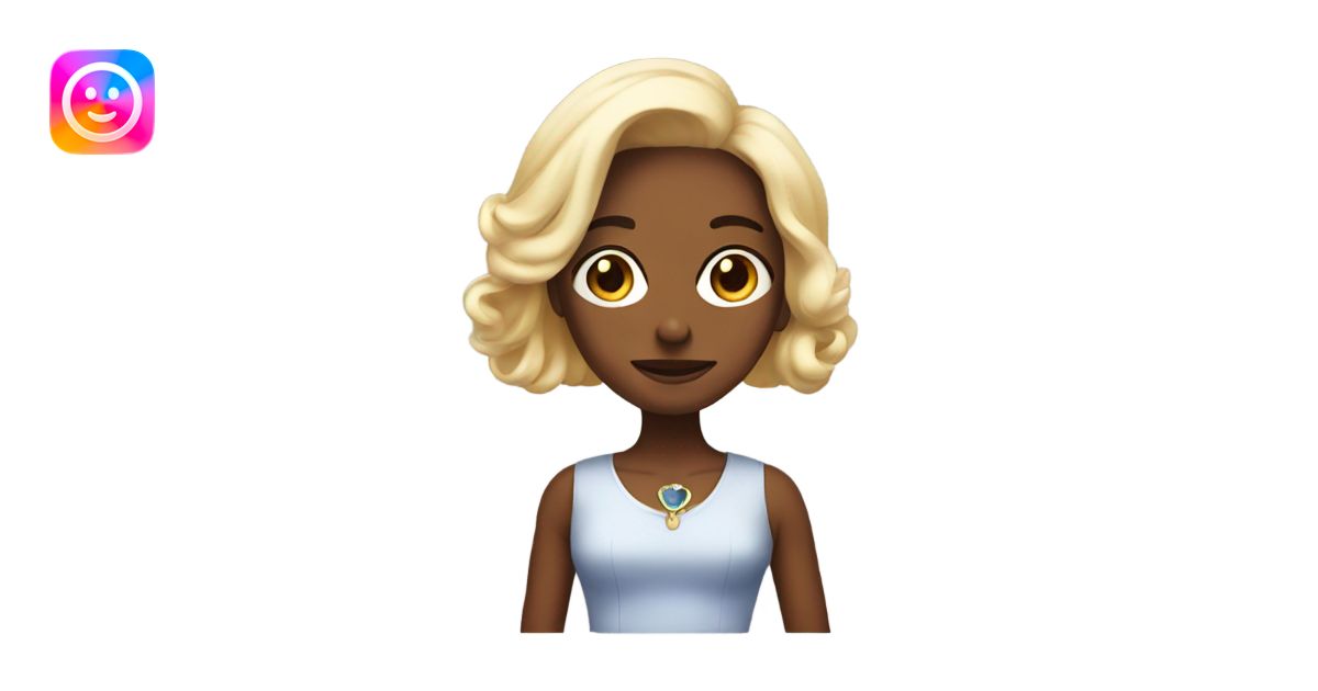 Elizabeth with a huge forehead emoji | AI Emoji Generator
