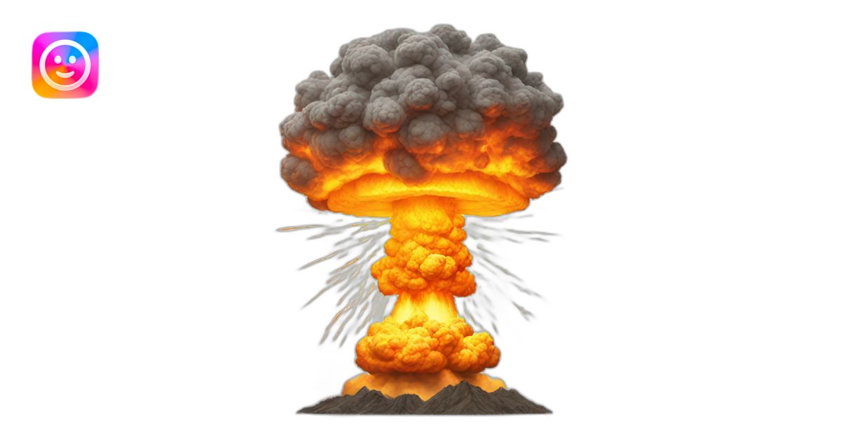 nuke explosion emoji | AI Emoji Generator