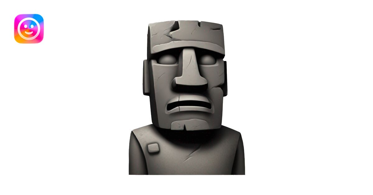 Moai minecrat emoji | AI Emoji Generator