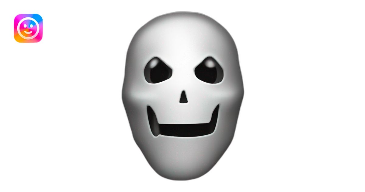 mw2-ghost-face emoji | AI Emoji Generator