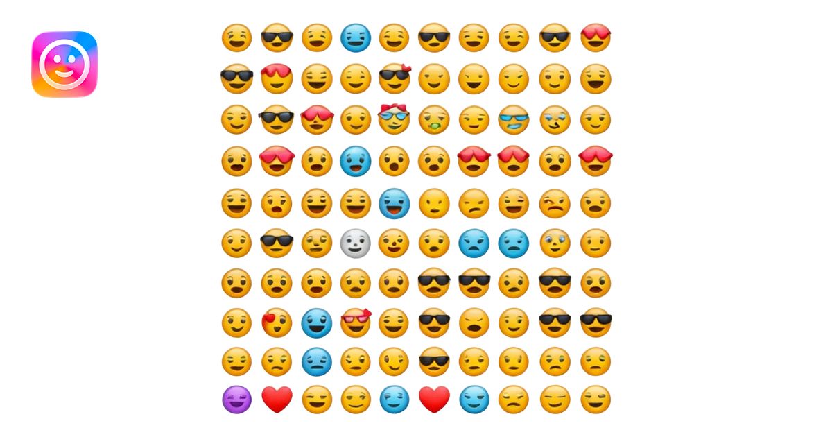 large emoji list but they are purposely screwed up emoji | AI Emoji ...