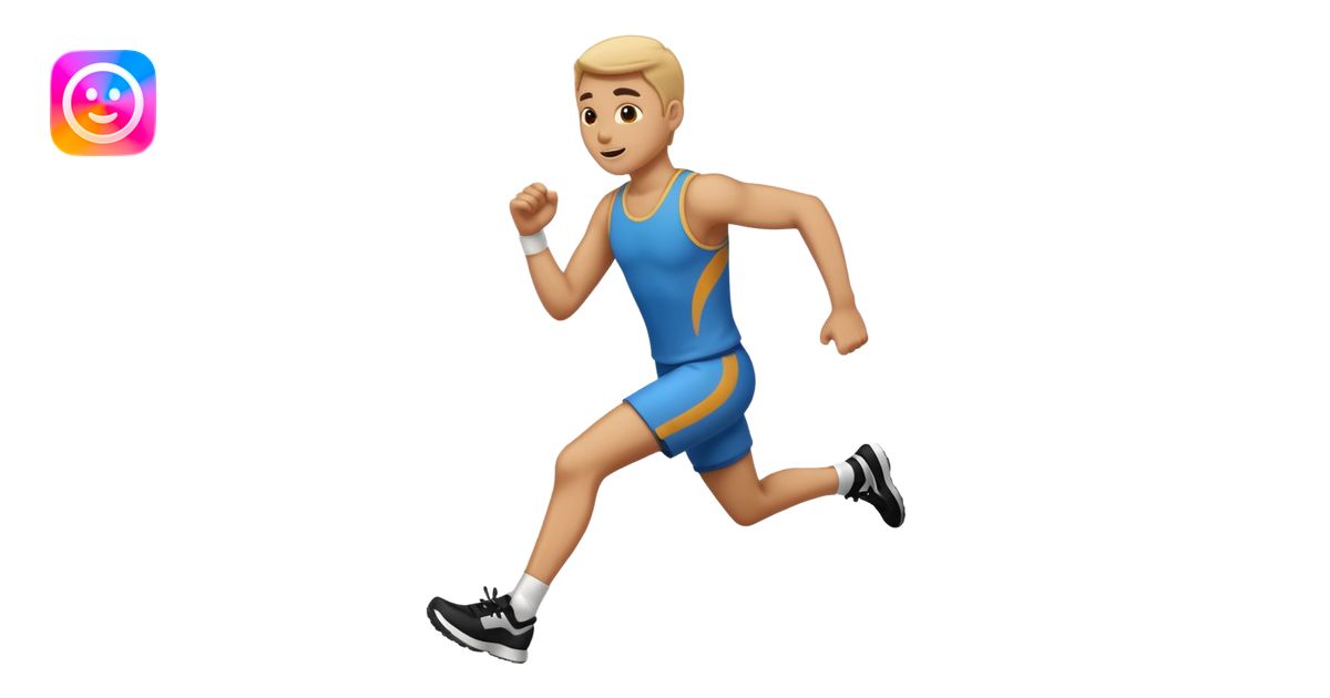 running emoji runner emoji person running emoji emoji | AI Emoji Generator