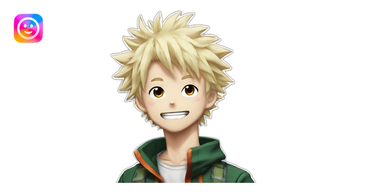 Bakugo my hero academia manga emoji | AI Emoji Generator
