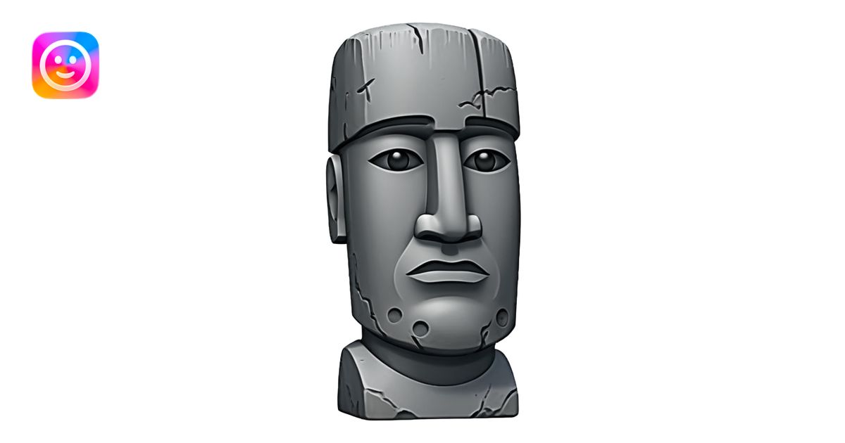 Sigma moai gigachad statue emoji | AI Emoji Generator