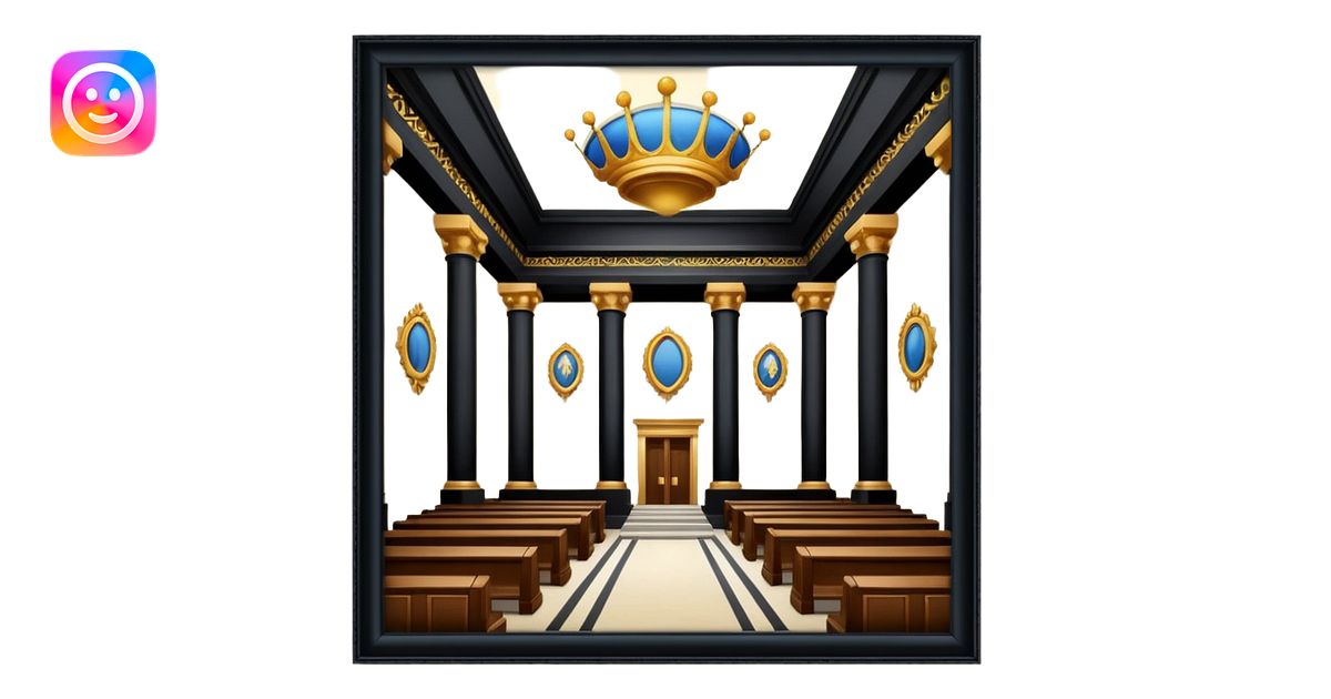 court building inside emoji | AI Emoji Generator