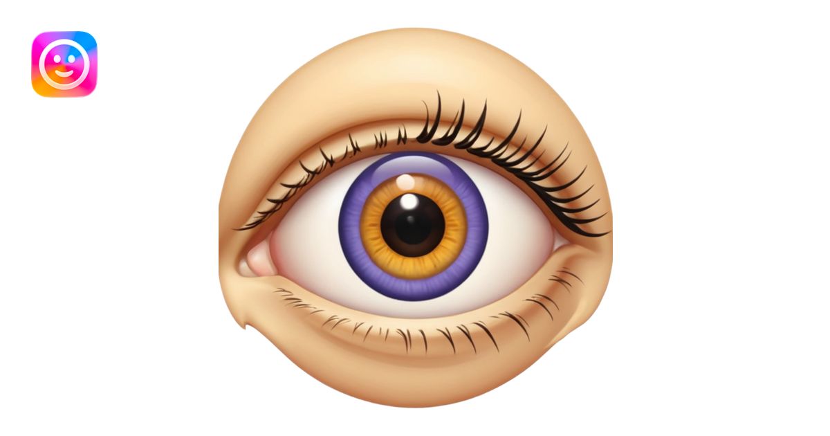 Eye Focus emoji | AI Emoji Generator