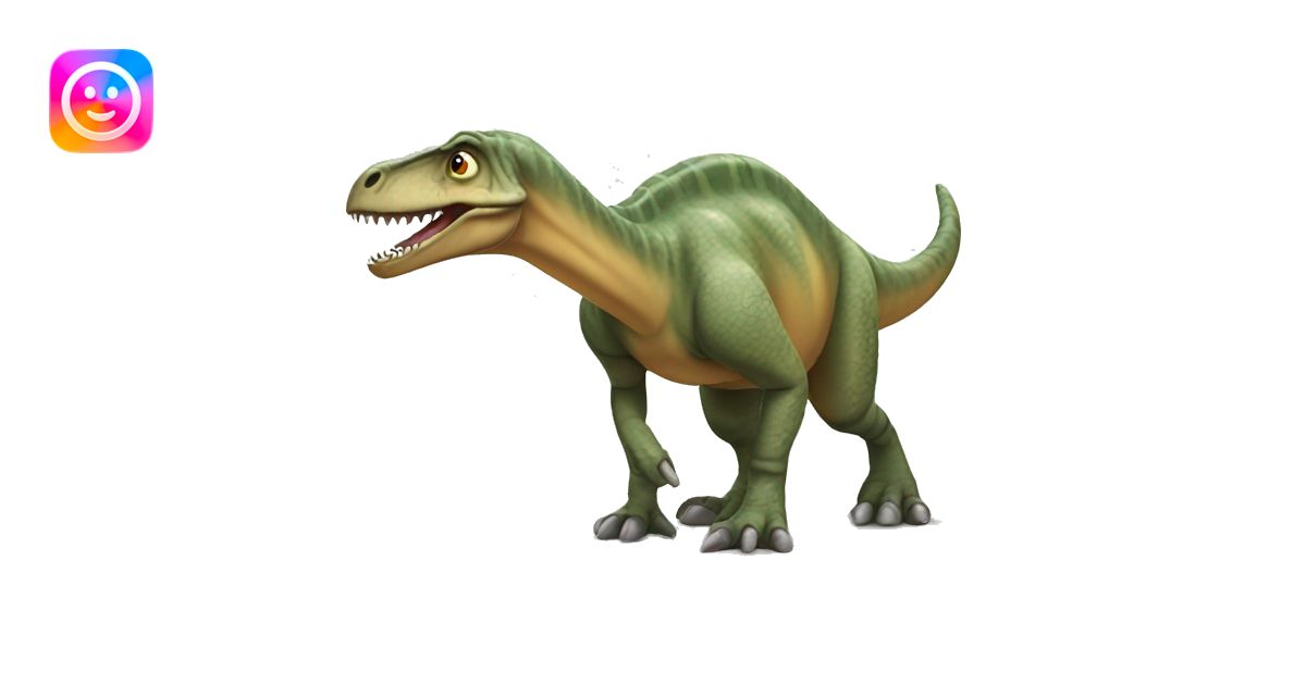 mesosaurus dinosaur emoji | AI Emoji Generator