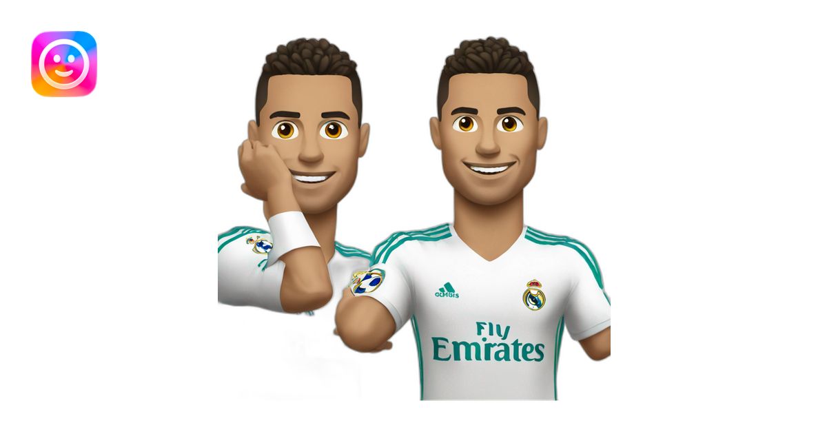 Ronaldo real Madrid emoji | AI Emoji Generator
