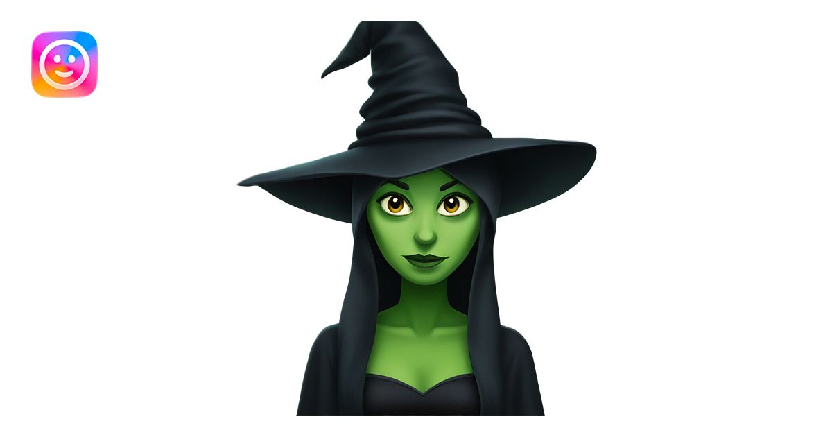 Wicked elphaba emoji | AI Emoji Generator