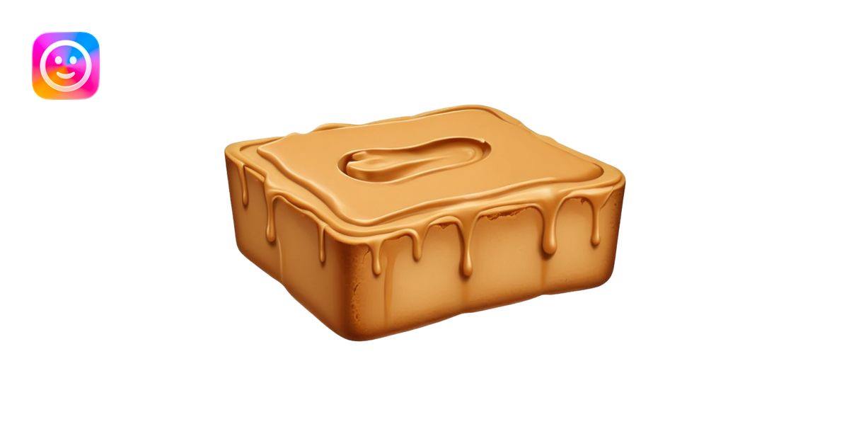 Frozen Peanut Butter emoji | AI Emoji Generator
