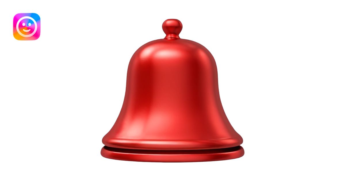 Red YouTube bell icon emoji | AI Emoji Generator