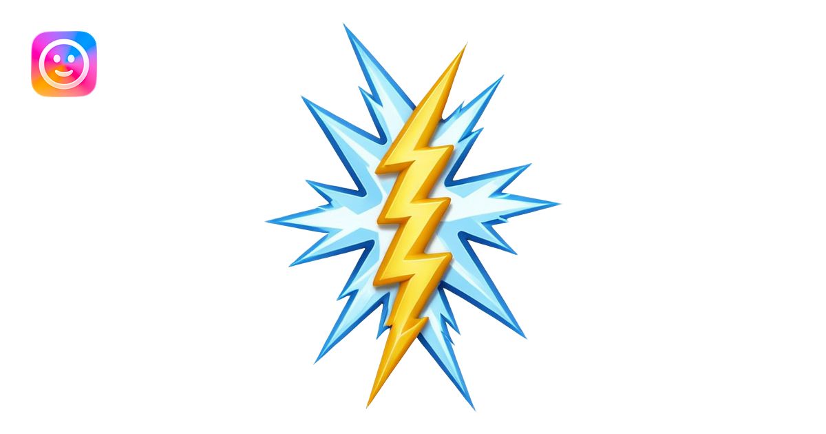 zeus's lightning emoji | AI Emoji Generator