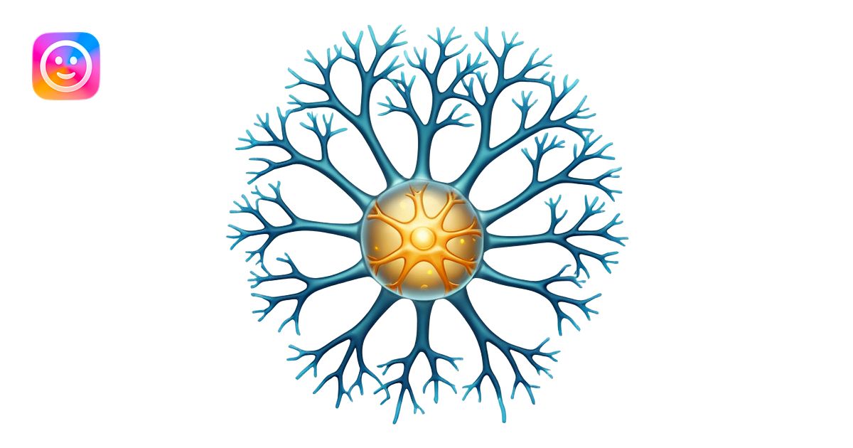 neuron with axon emoji | AI Emoji Generator