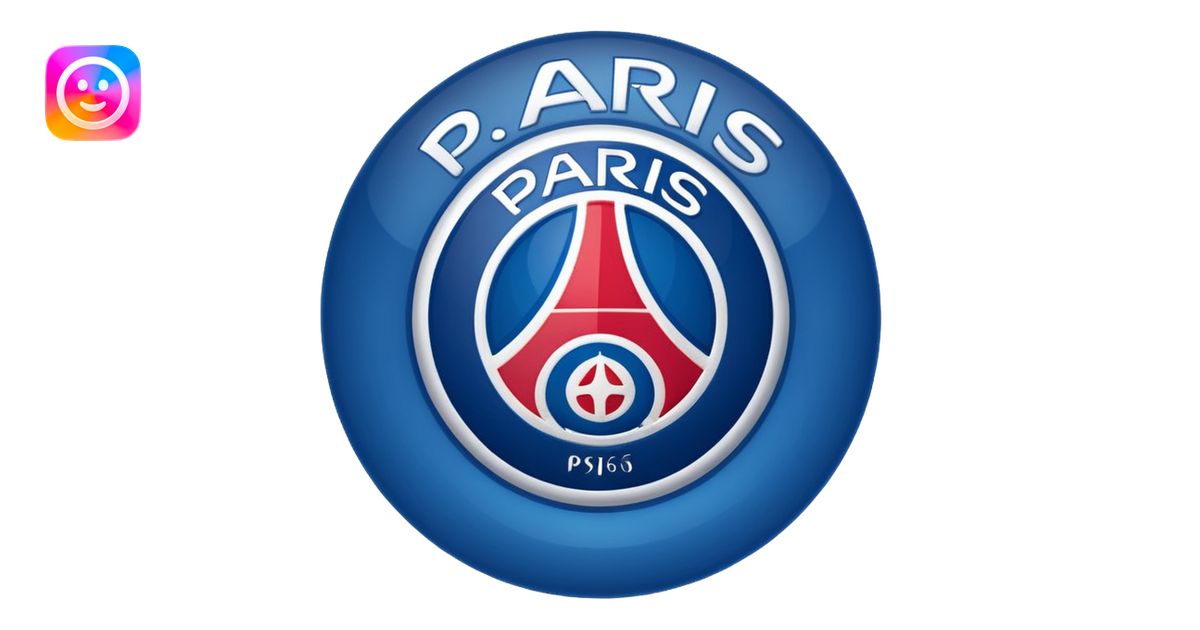 Logo psg realist emoji | AI Emoji Generator