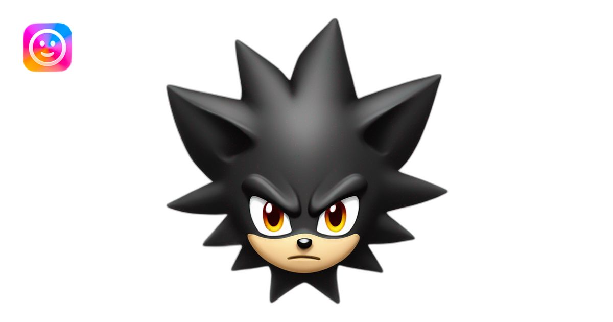 Shadow the hedgehog emoji | AI Emoji Generator