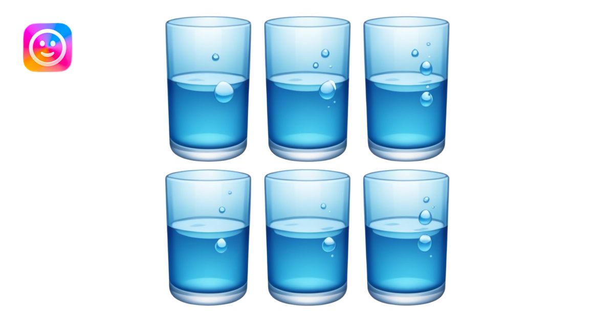 Use a series of frames showing the glass gradually filling with water ...