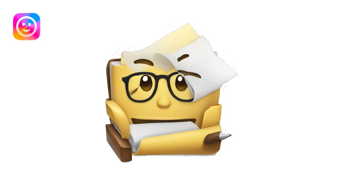 TAKING NOTES emoji | AI Emoji Generator