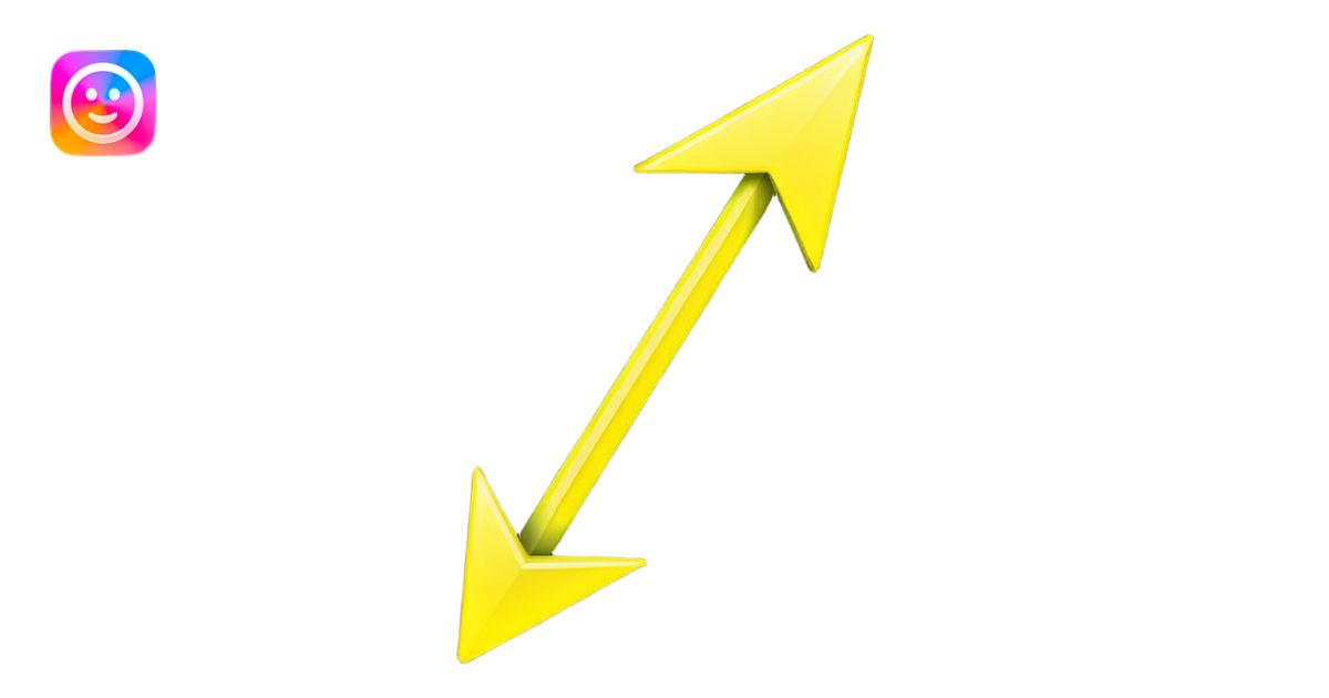The word This with arrows pointing upwards emoji | AI Emoji Generator