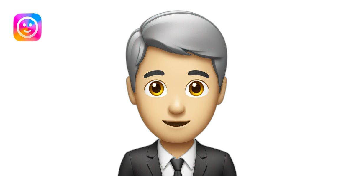 Asian male auditor emoji | AI Emoji Generator