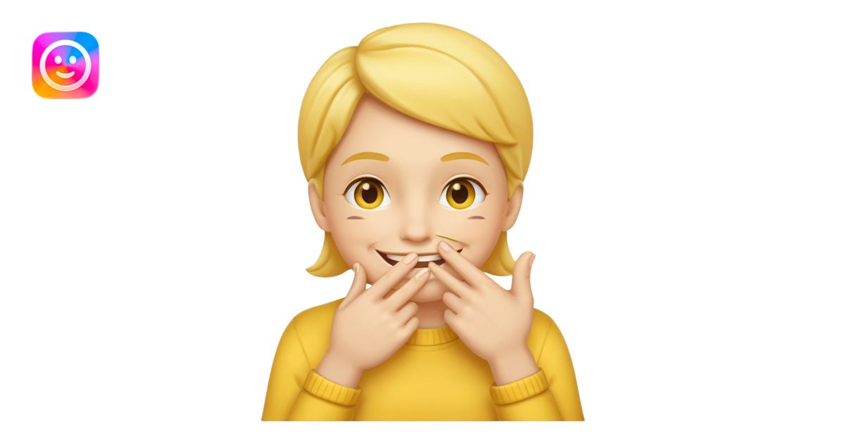 shushing emoji face emoji | AI Emoji Generator