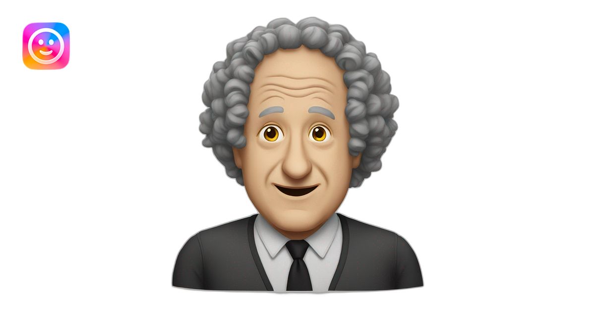 Larry fine emoji | AI Emoji Generator