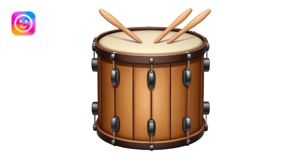 Drum emoji | AI Emoji Generator