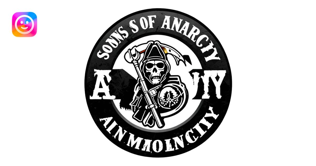 Sons of anarchy logo emoji | AI Emoji Generator