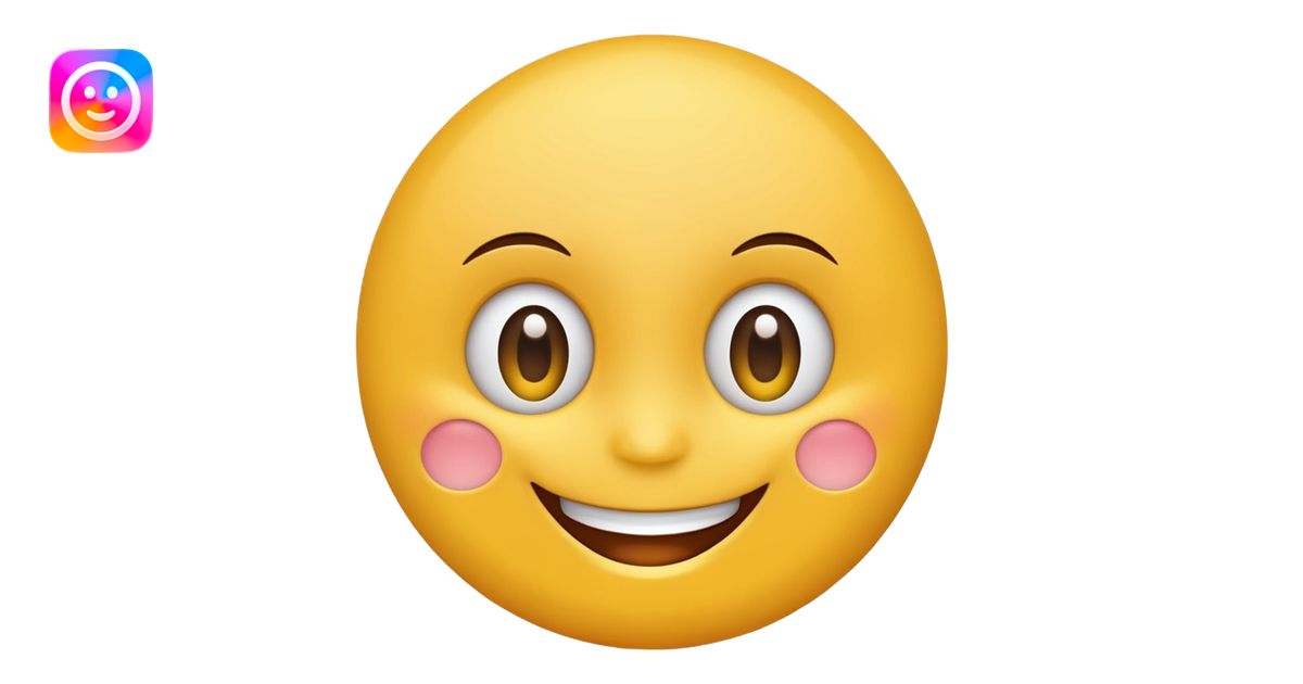 smiling face with smiling eyes emoji | AI Emoji Generator