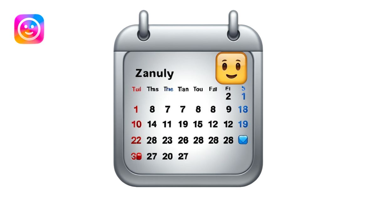 Calendar organiser emoji | AI Emoji Generator