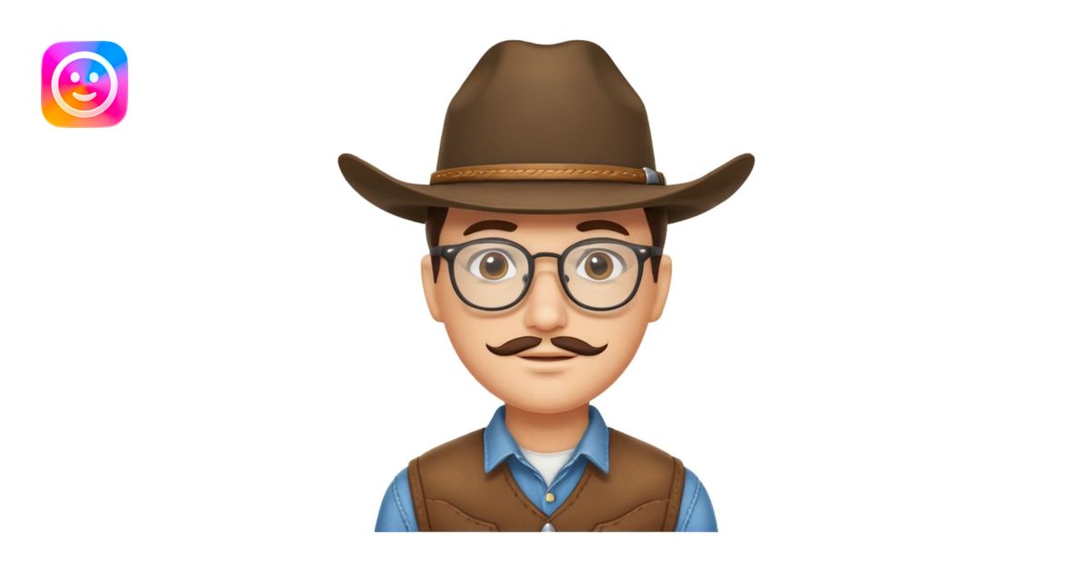 Cowboy nerd emoji | AI Emoji Generator