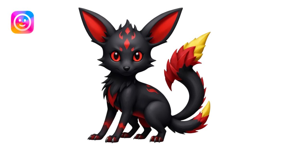 Shiny edgy dark gloomy red gothic cool badass Umbreon-Salandit-Jolteon ...