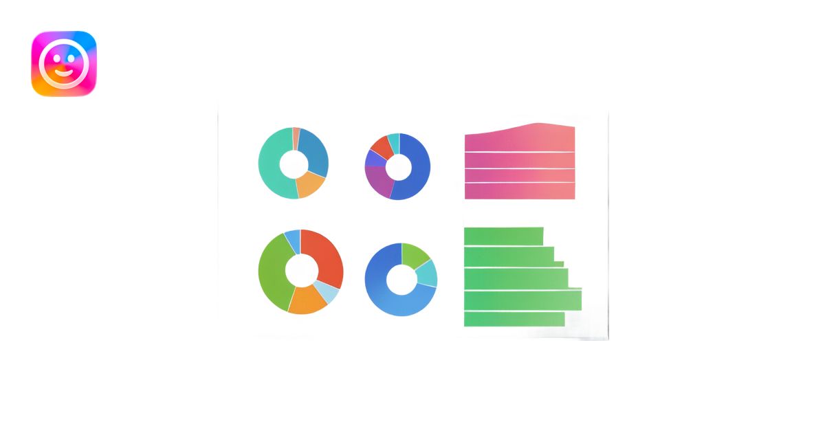 monitor showing a website dashboard with charts emoji | AI Emoji Generator