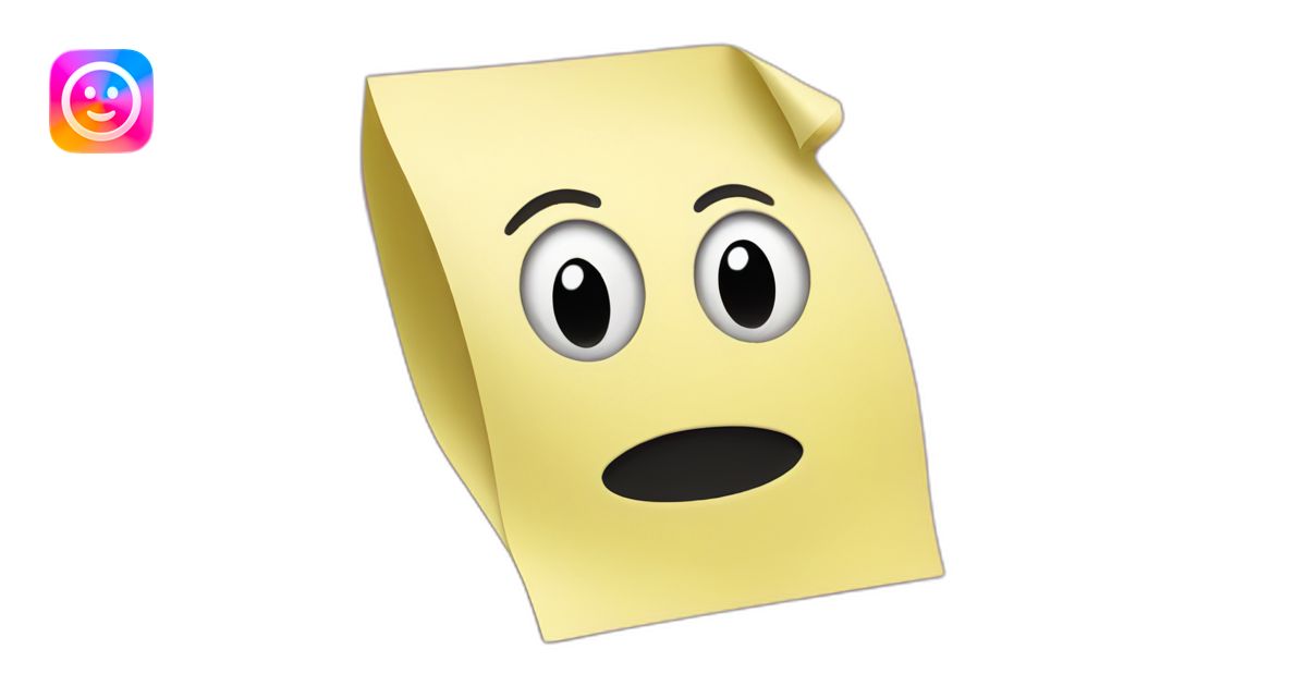 empty-stickynote emoji | AI Emoji Generator