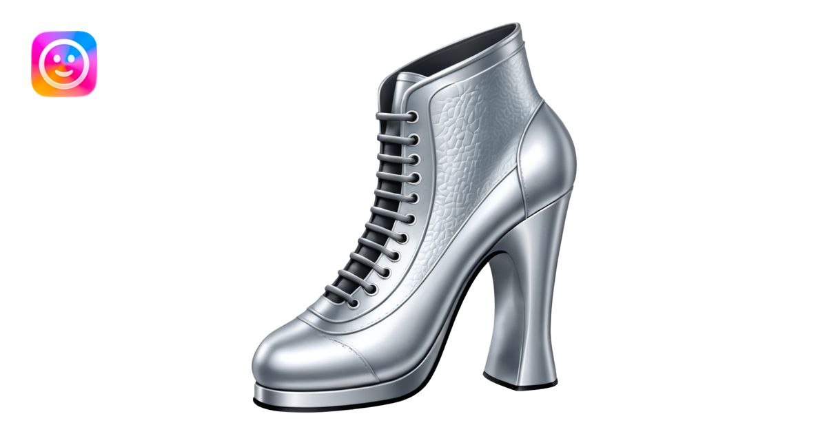 thierry mugler style spam can shoe sculpture emoji | AI Emoji Generator