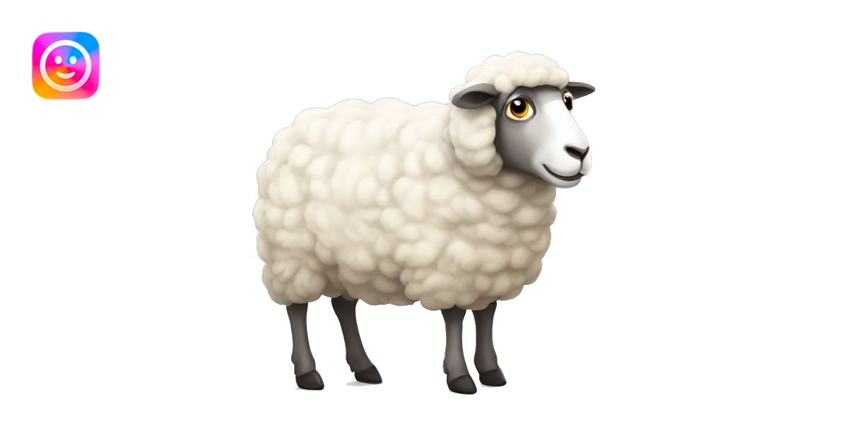 sheep emoji | AI Emoji Generator