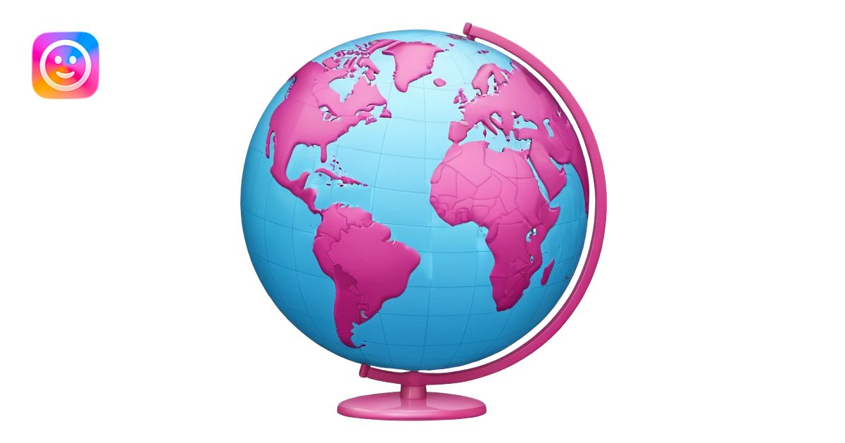 mix light pink dark pink and white girly globe with WWW in big letters ...