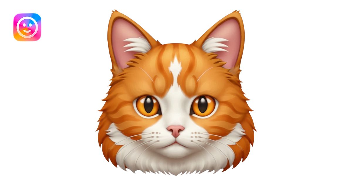 Give it a cat head emoji | AI Emoji Generator