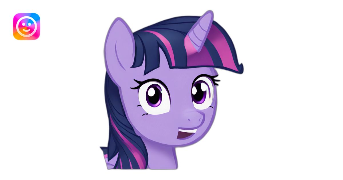 Twilight sparkle emoji | AI Emoji Generator