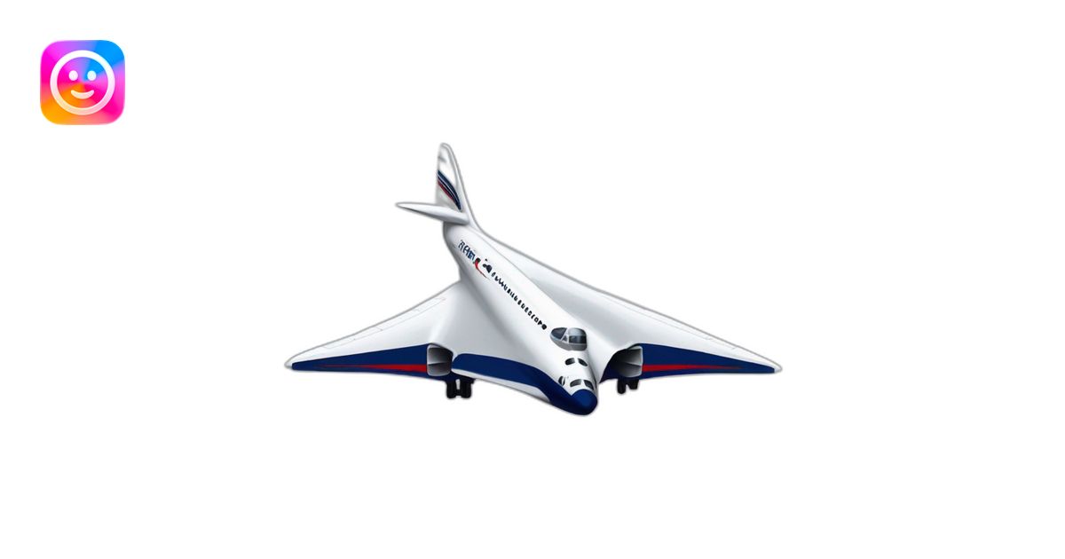 Concorde air france emoji | AI Emoji Generator