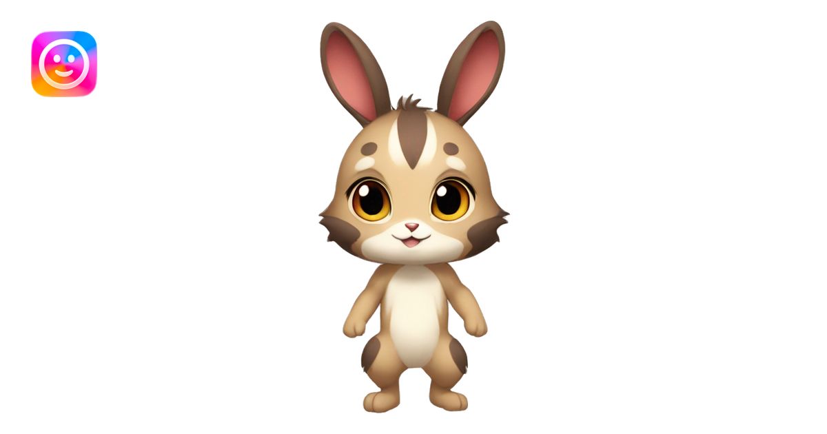 Cute, Chibi, Kemono-style, Anthro, Fur-Sona, Dark-Brown, Normal-type ...