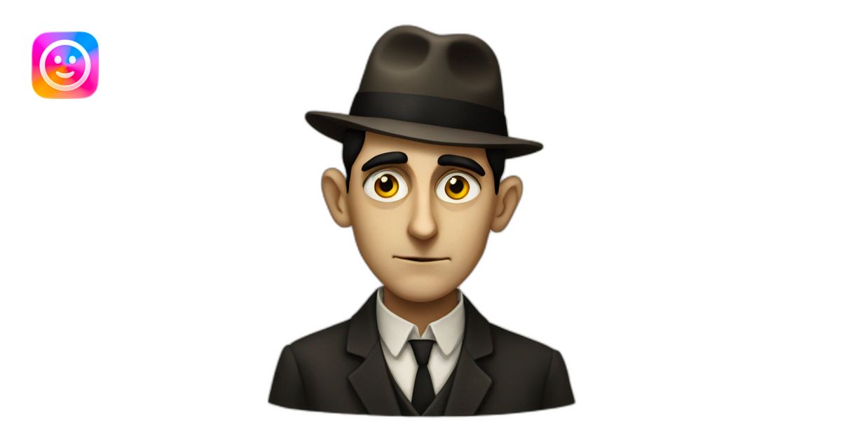 Franz Kafka emoji | AI Emoji Generator