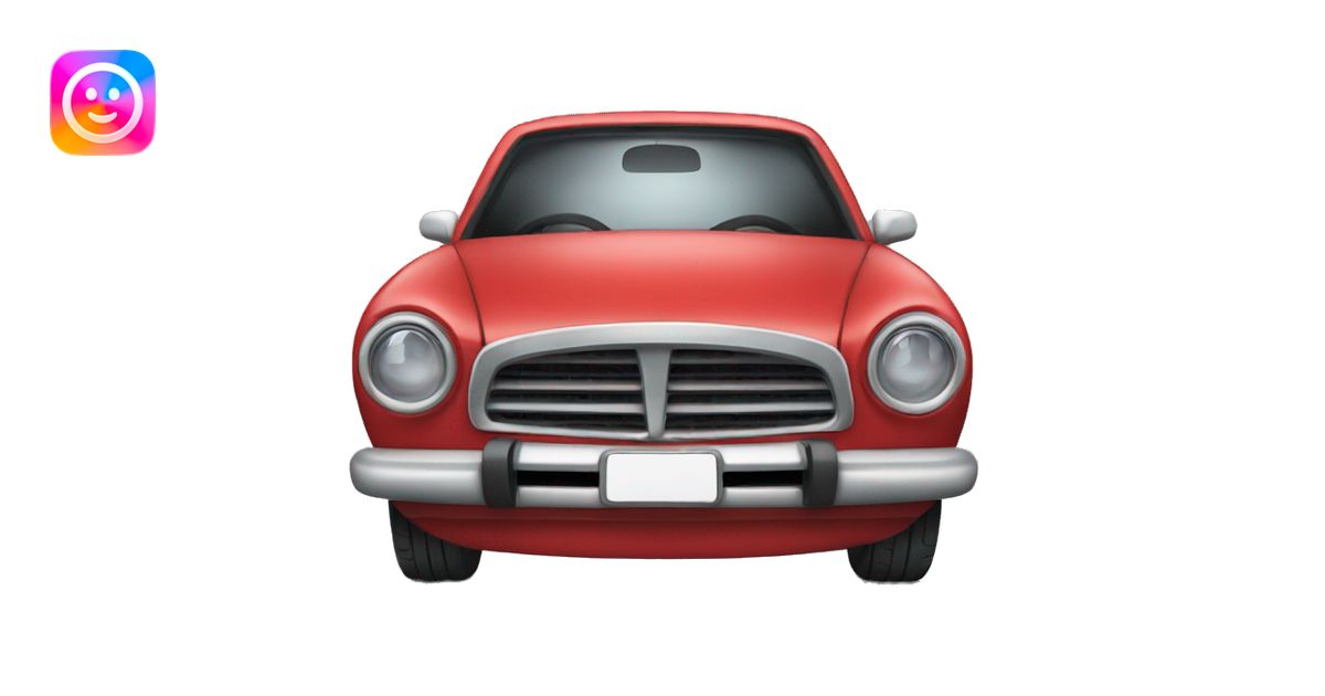 red car emoji | AI Emoji Generator